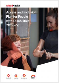 Access and Inclusion Plan | Alfred Health
