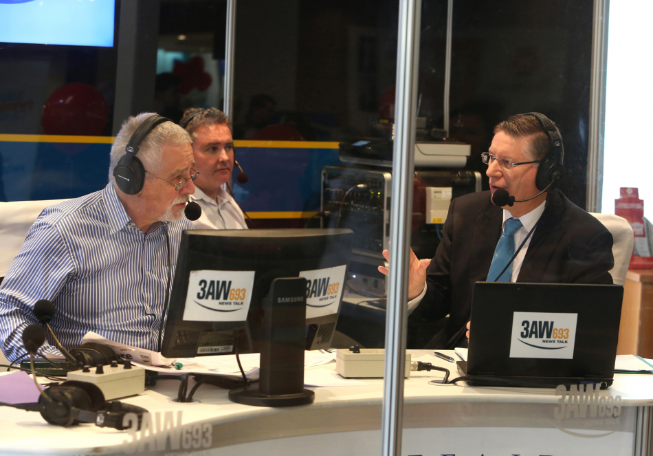 3AW open broadcast live from The Alfred | Alfred Health